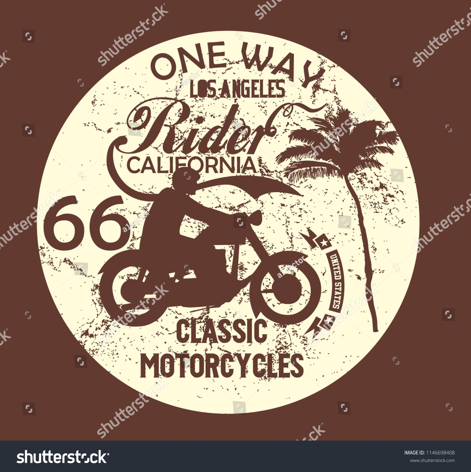 Motorcycle Graphic Design Vector Art Stock Vector (Royalty Free ...