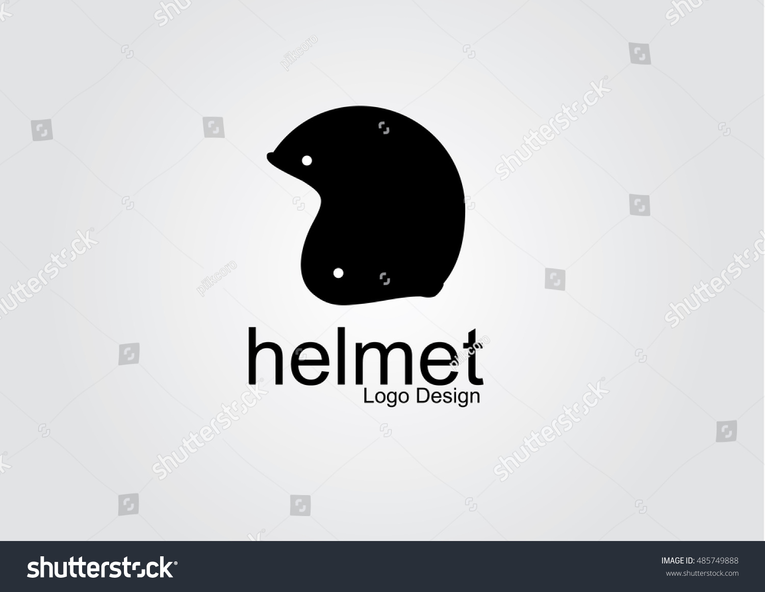 Motorcycle Helmets Logo Design Stock Vector (Royalty Free) 485749888 ...