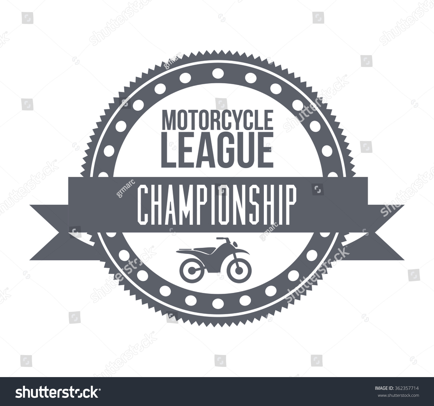 Motorcycle Rider Design Stock Vector (Royalty Free) 362357714