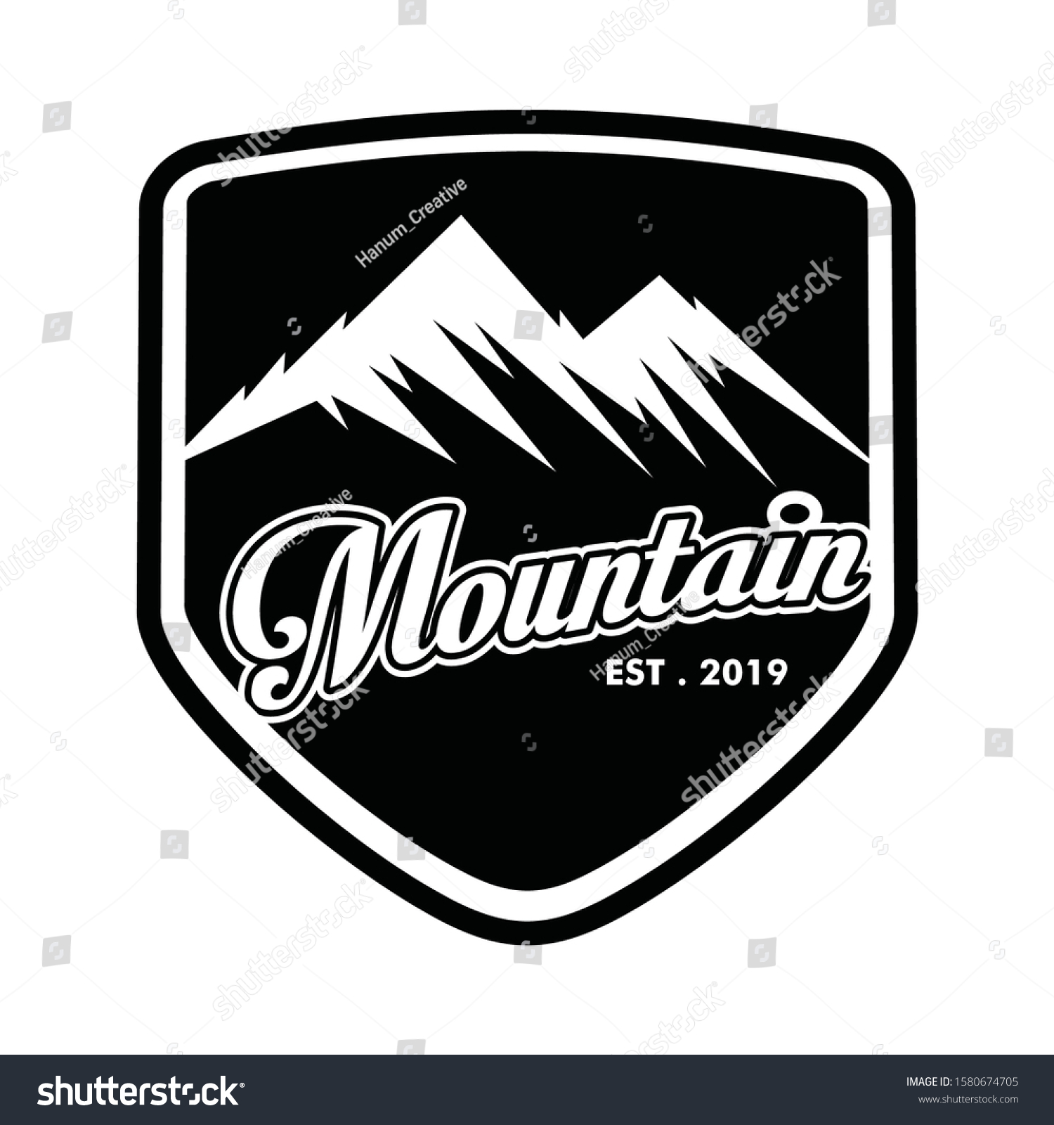 Mount Logo Design Vector Inspiration 스톡 벡터(로열티 프리) 1580674705 ...