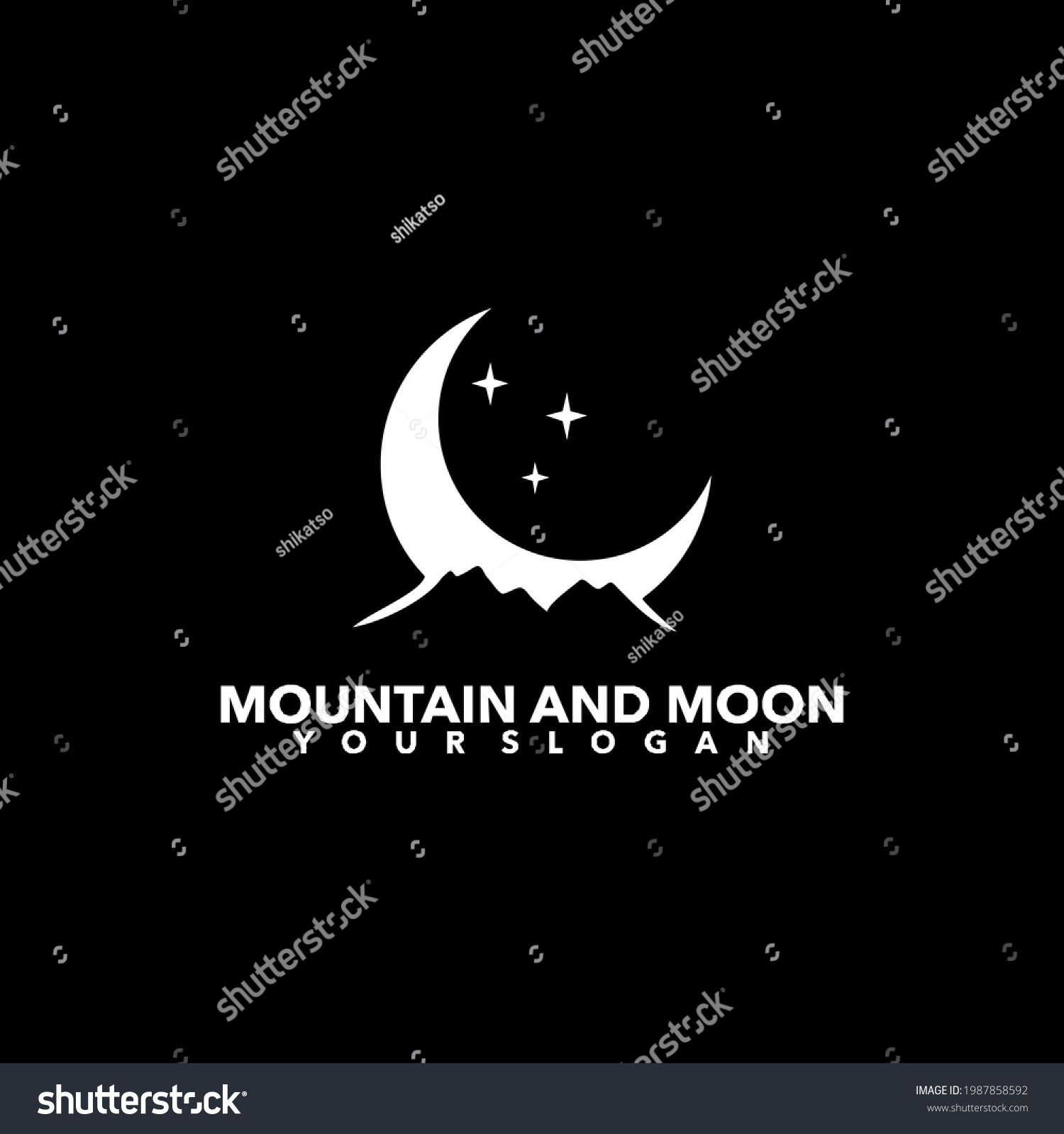 5,947 Mountain moon logo Images, Stock Photos & Vectors | Shutterstock