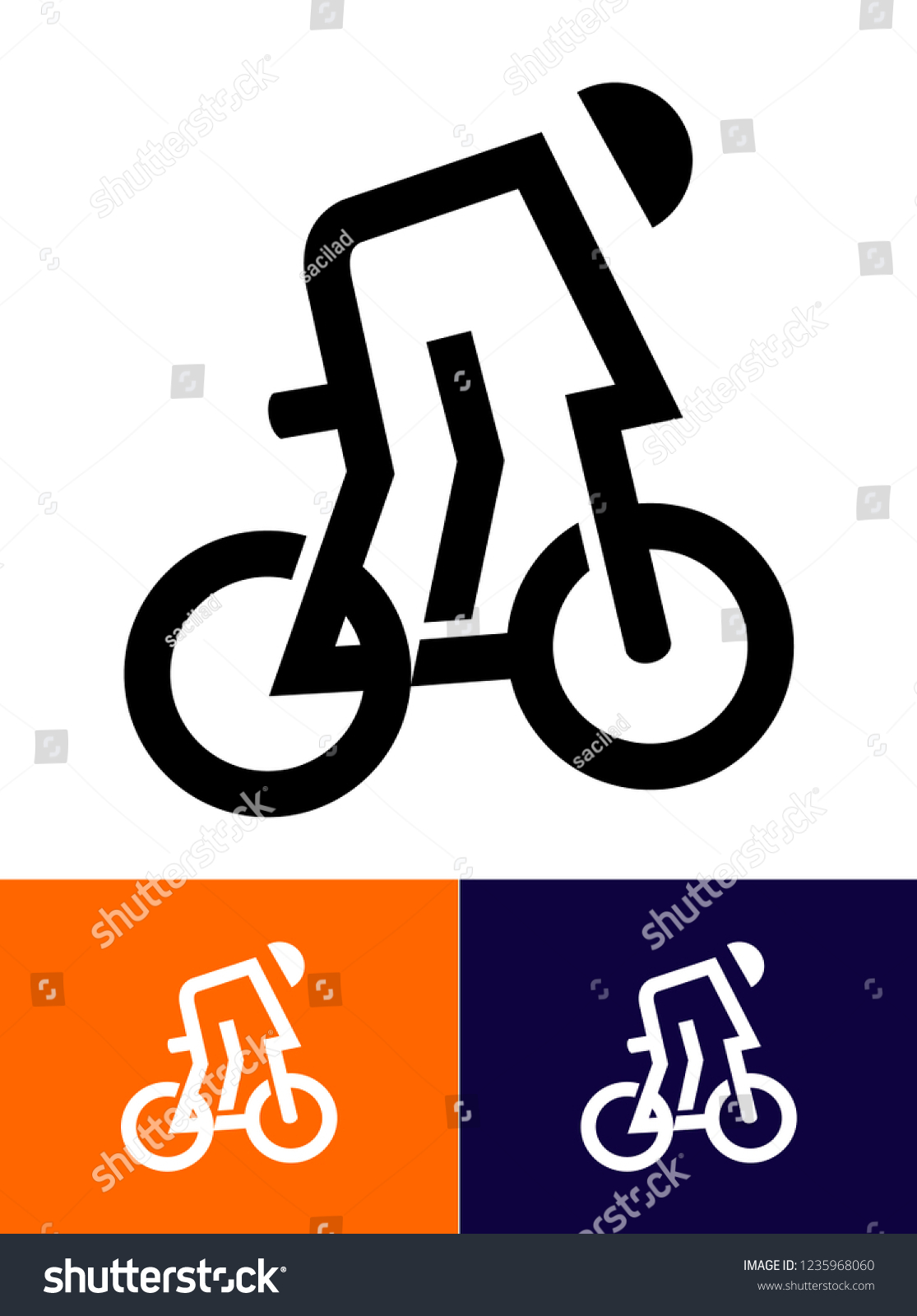 Mountain Bike Line Logo Vector: เวกเตอร์สต็อก (ปลอดค่าลิขสิทธิ์ ...