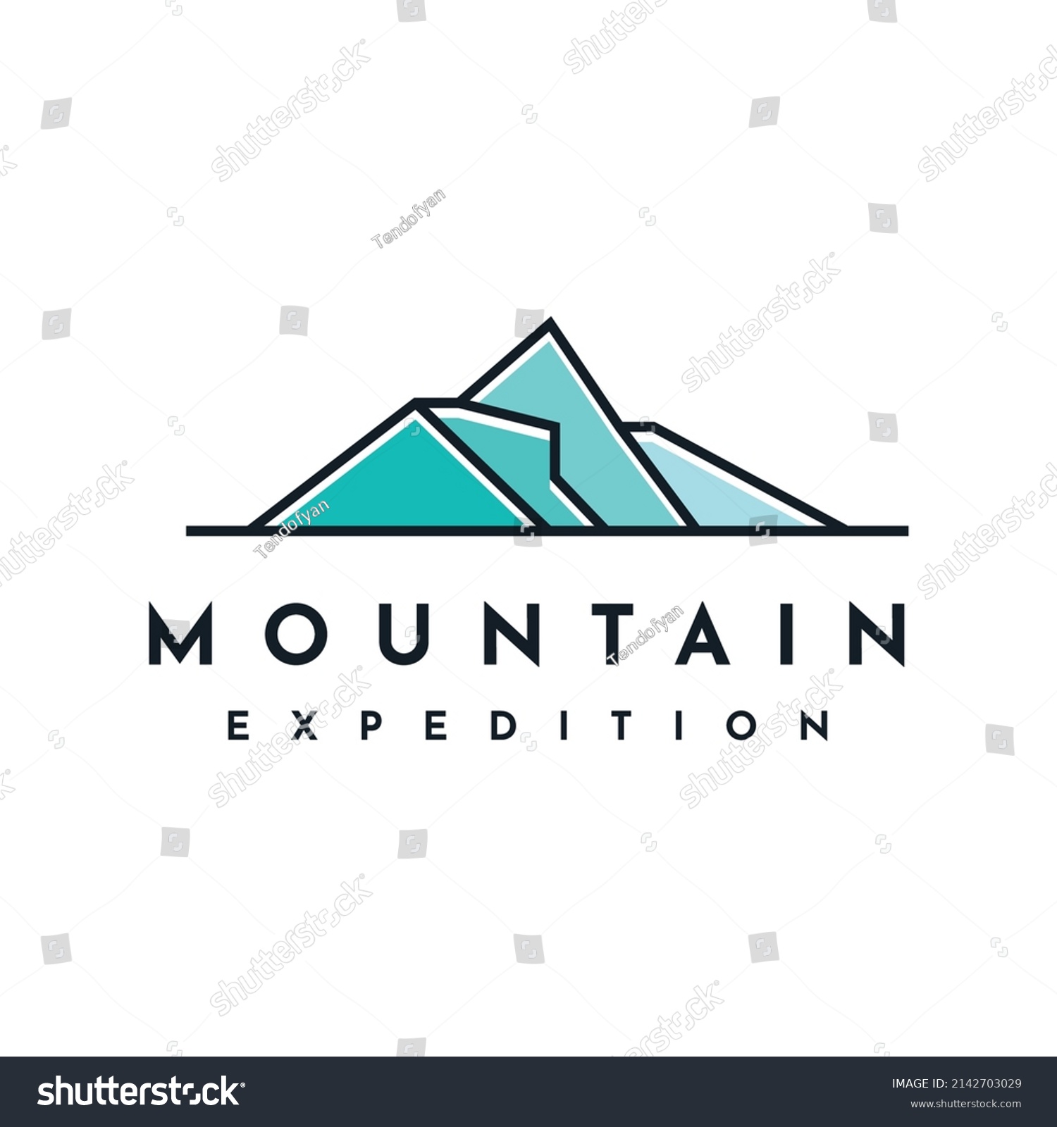Mountain Expedition Logo Template Design Stock Vector (Royalty Free ...