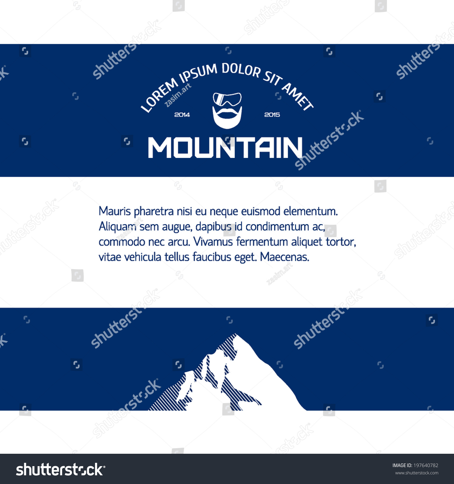 Mountain Mountaineer Vector Illustration Stock Vector (Royalty Free ...