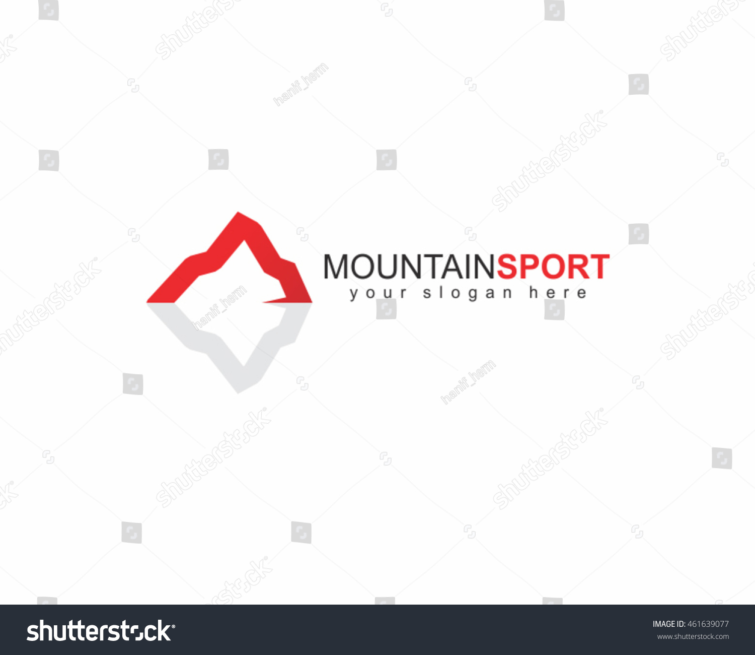 Mountain Sport Logo Vector Stock Vector (Royalty Free) 461639077 ...