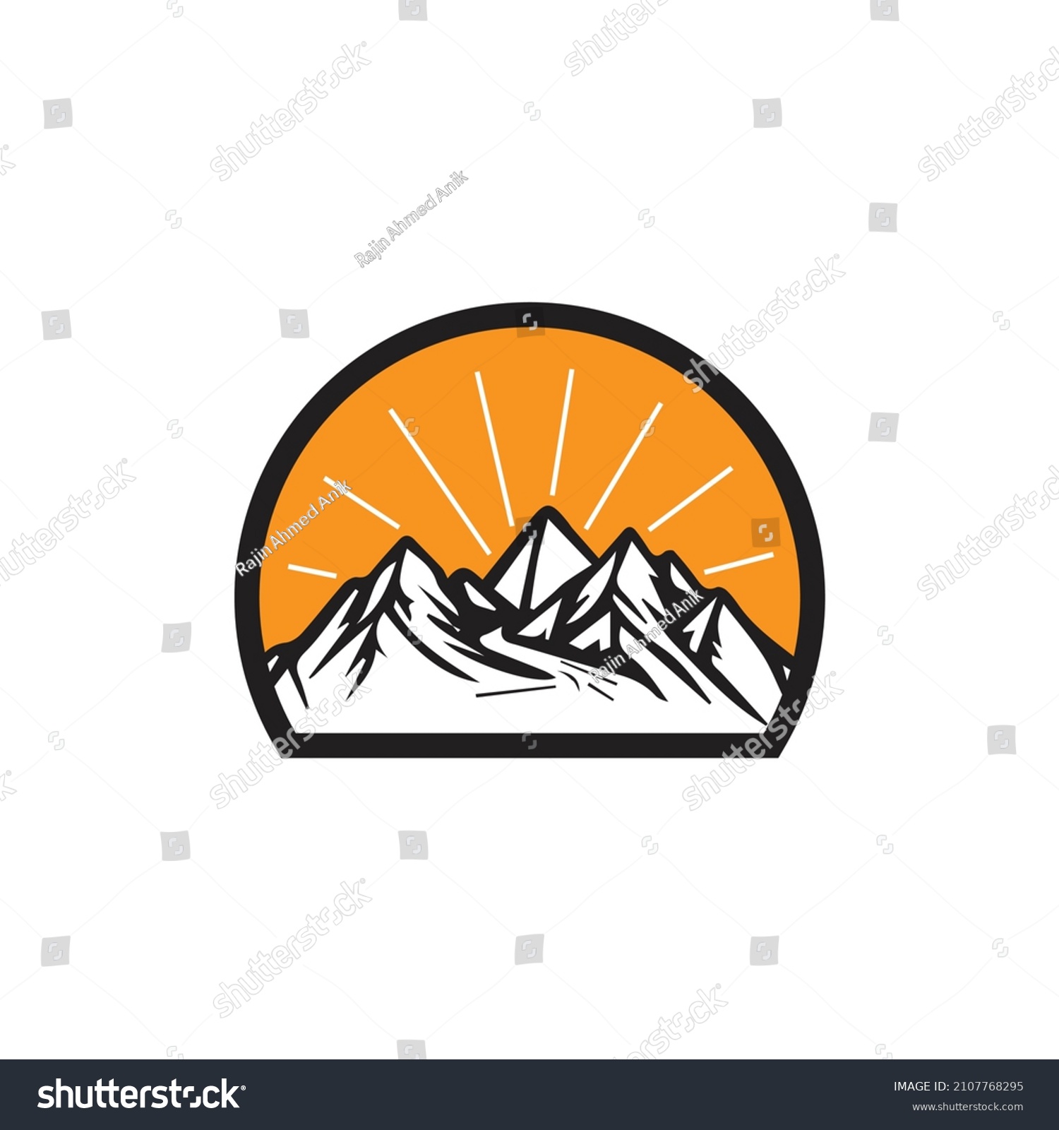 Mountain Vector Design Clean Simple Stock Vector (Royalty Free ...