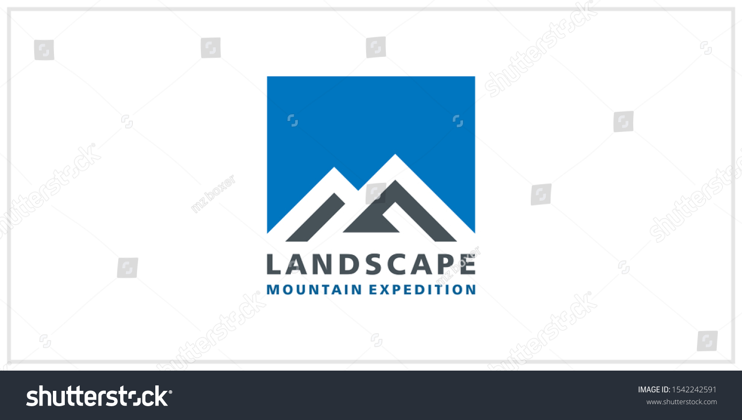 Mountain View Logo Design Inspiration Stock Vector (Royalty Free ...