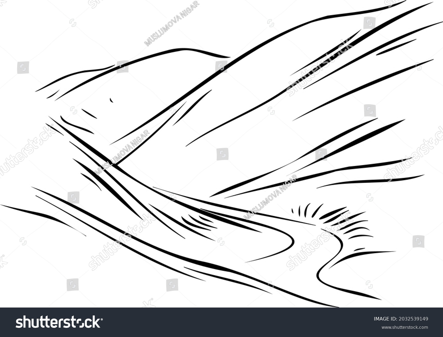 Mountains Trail Vector Illustration Stock Vector (Royalty Free ...