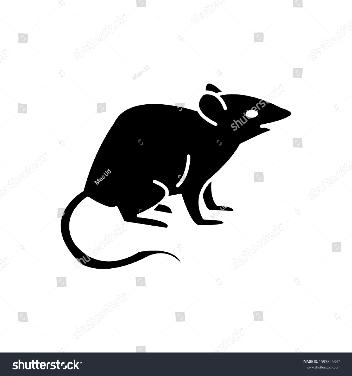 Mouse Animal Icon Vector Design Template Stock Vector (Royalty Free ...