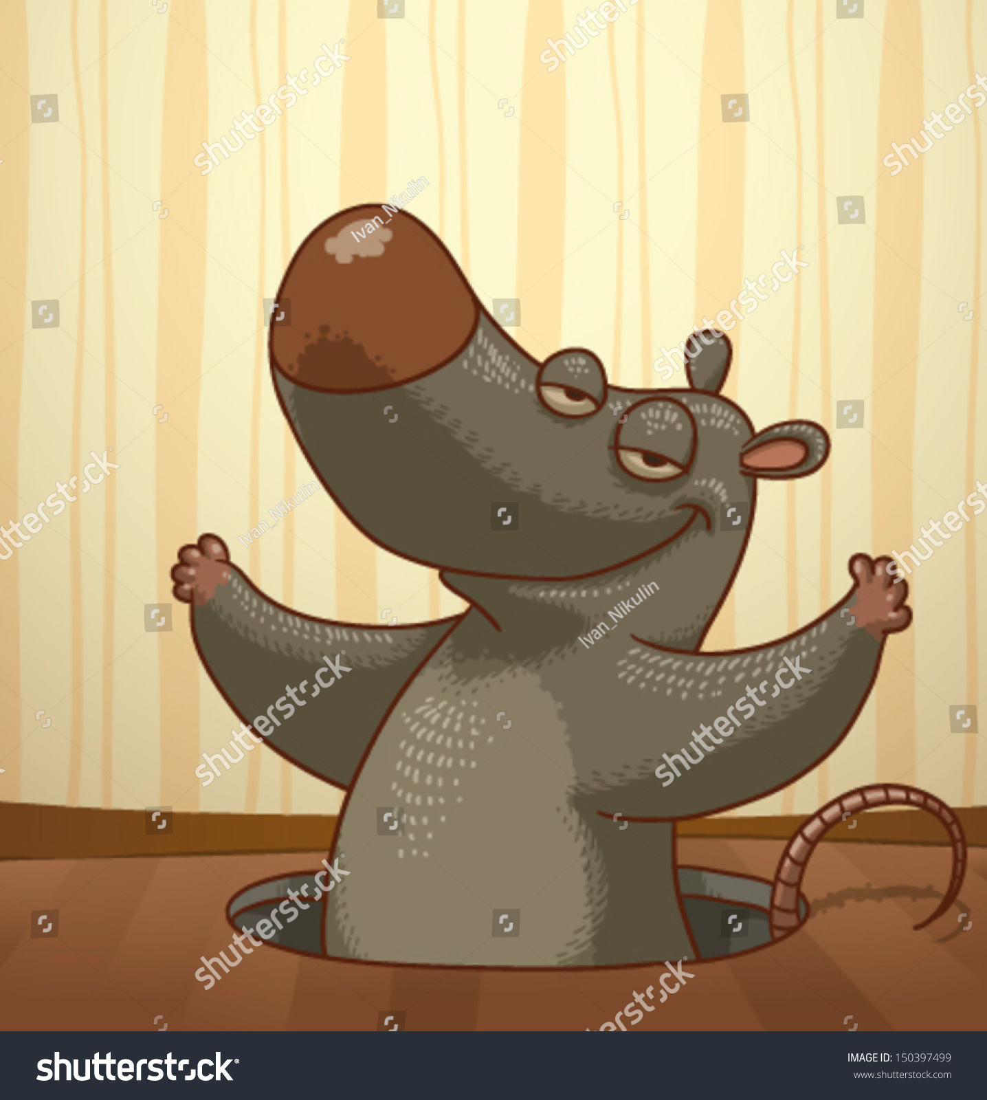 Mouse Hole Vector Stock Vector (Royalty Free) 150397499