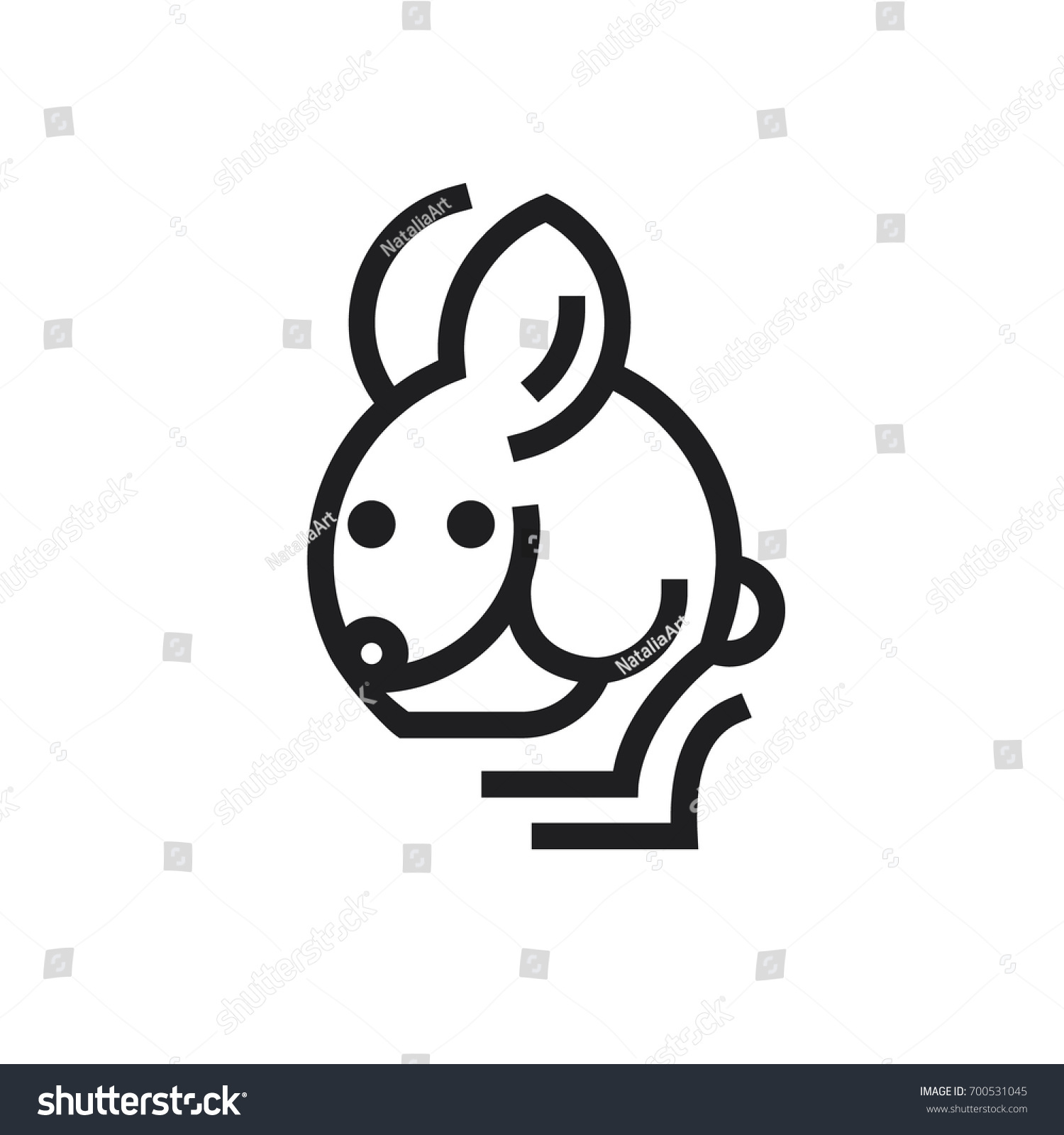 Mouse Logo Design Template Vector Illustration Stock Vector (Royalty ...