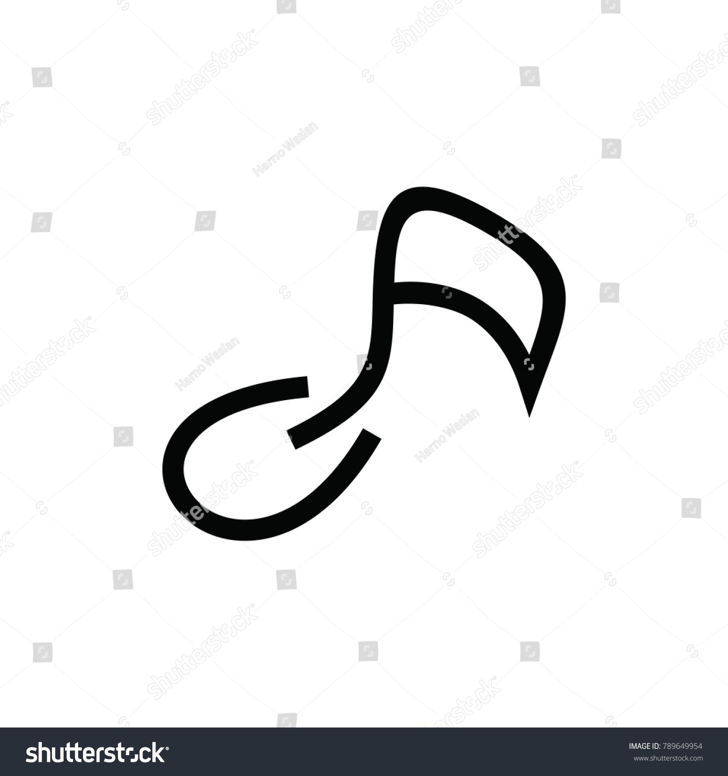 Mouse Music Logo Vector Stock Vector (Royalty Free) 789649954