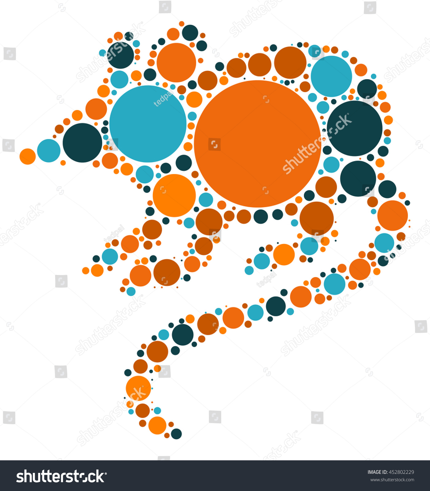 Mouse Shape Vector Design By Color Stock Vector (Royalty Free ...