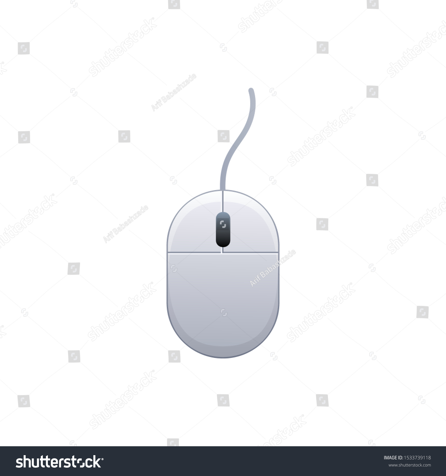 Mouse Vector Icon Side View On Stock Vector (Royalty Free) 1533739118