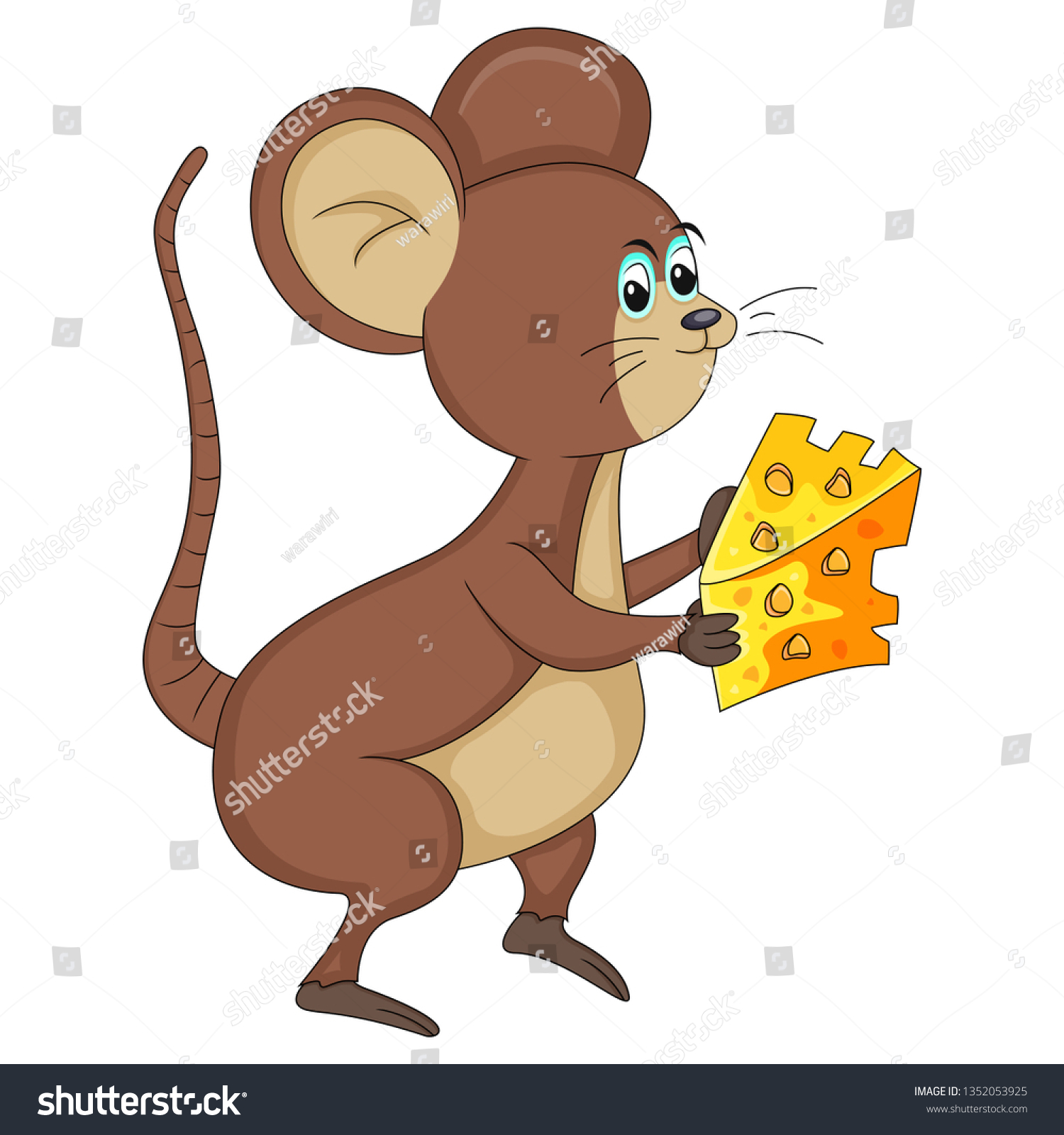 Mouse Cheese Cartoon Vector Illustration: Vector có sẵn (miễn phí bản ...