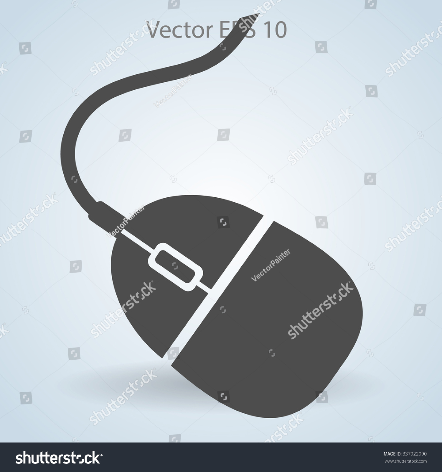 Mouse Wire Vector Illustration Stock Vector (Royalty Free) 337922990 ...