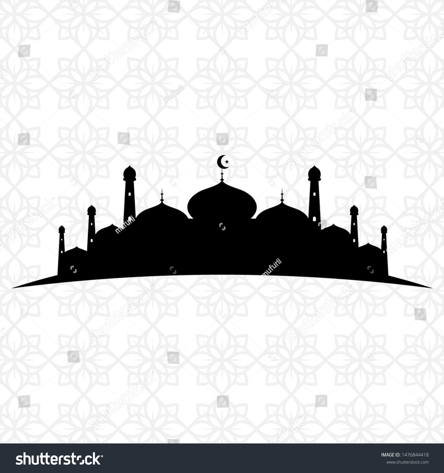 Mousque Logo Icon Islamic Background: เวกเตอร์สต็อก (ปลอดค่าลิขสิทธิ์ ...