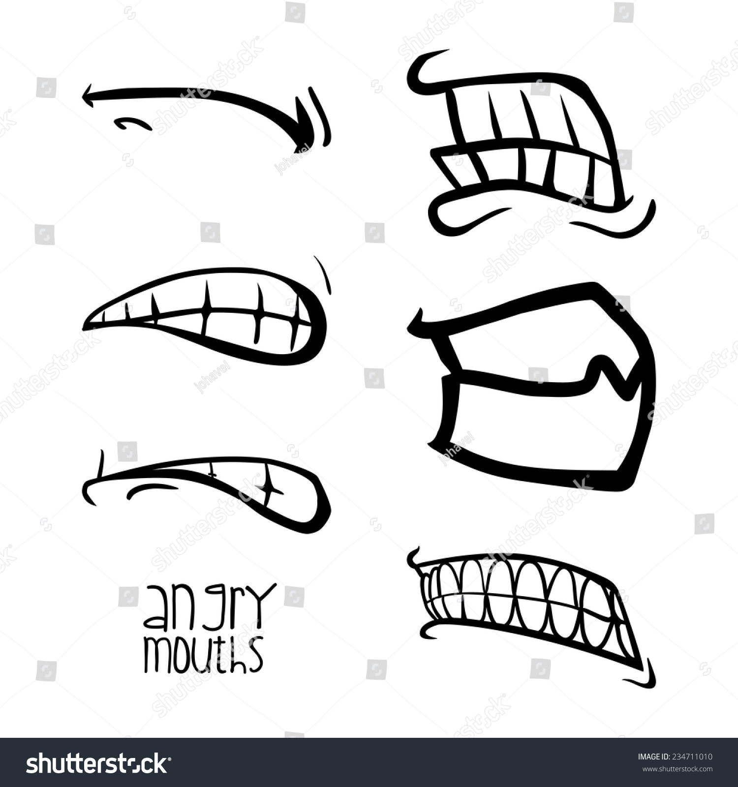 Mouth Design Vector Illustration Stock Vector (Royalty Free) 234711010 ...