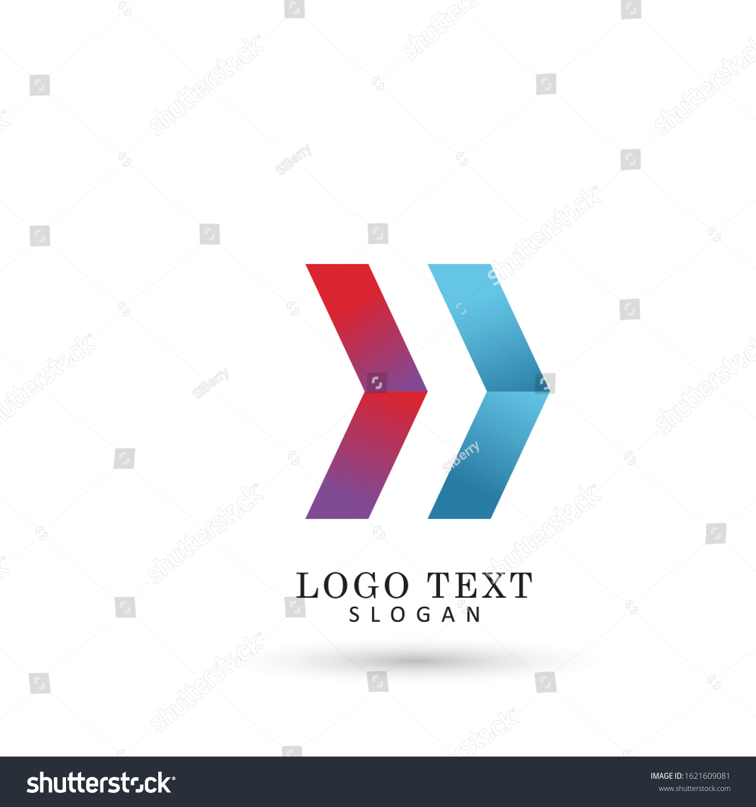 Move Forward Logo Symbol Icon Vector Stock Vector (Royalty Free) 1621609081