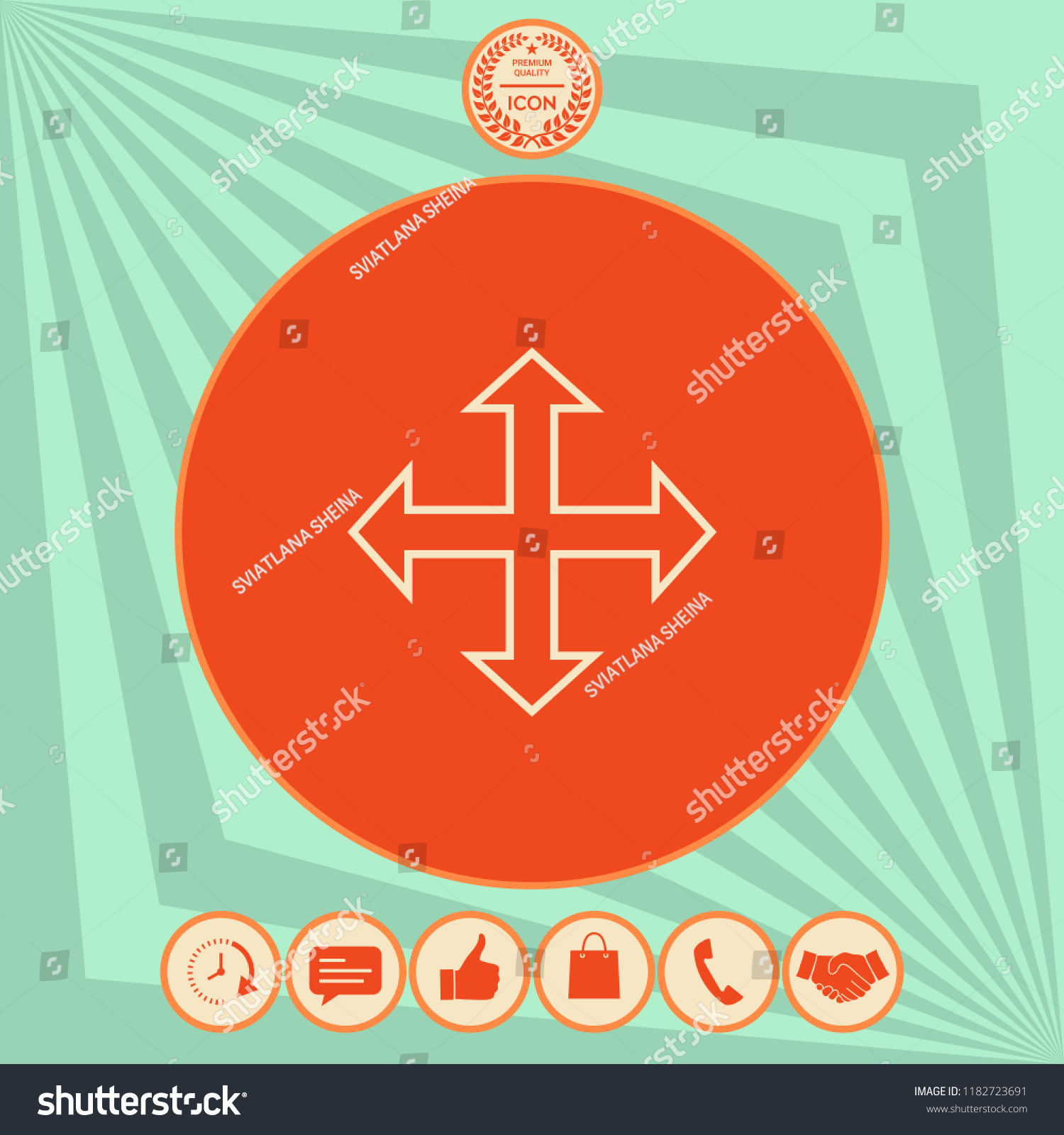 Move Icon Symbol Stock Vector (Royalty Free) 1182723691 | Shutterstock