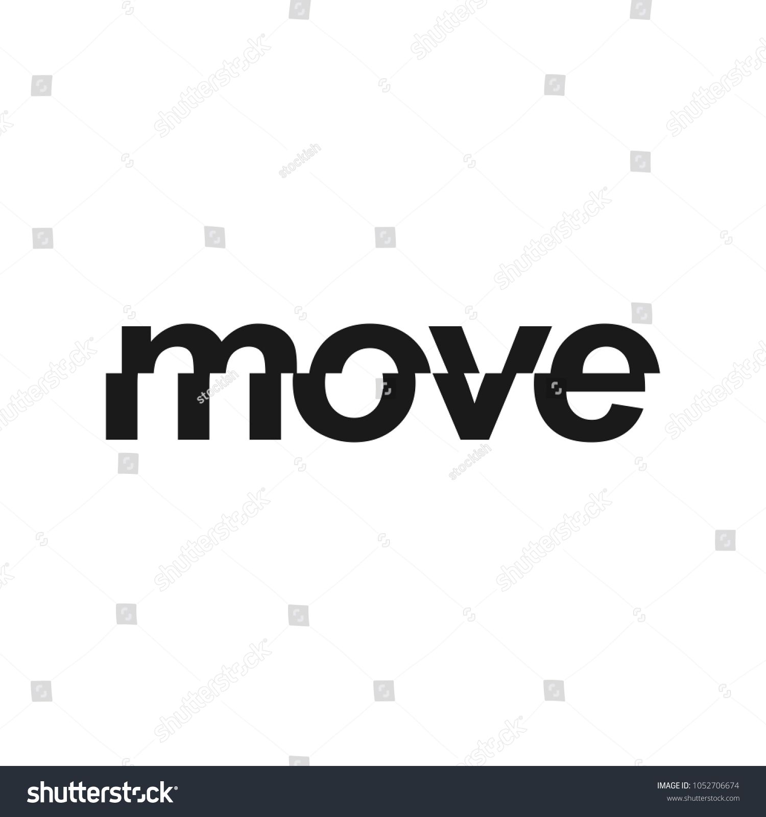 Move Word Logo Vector Stock Vector (Royalty Free) 1052706674 | Shutterstock
