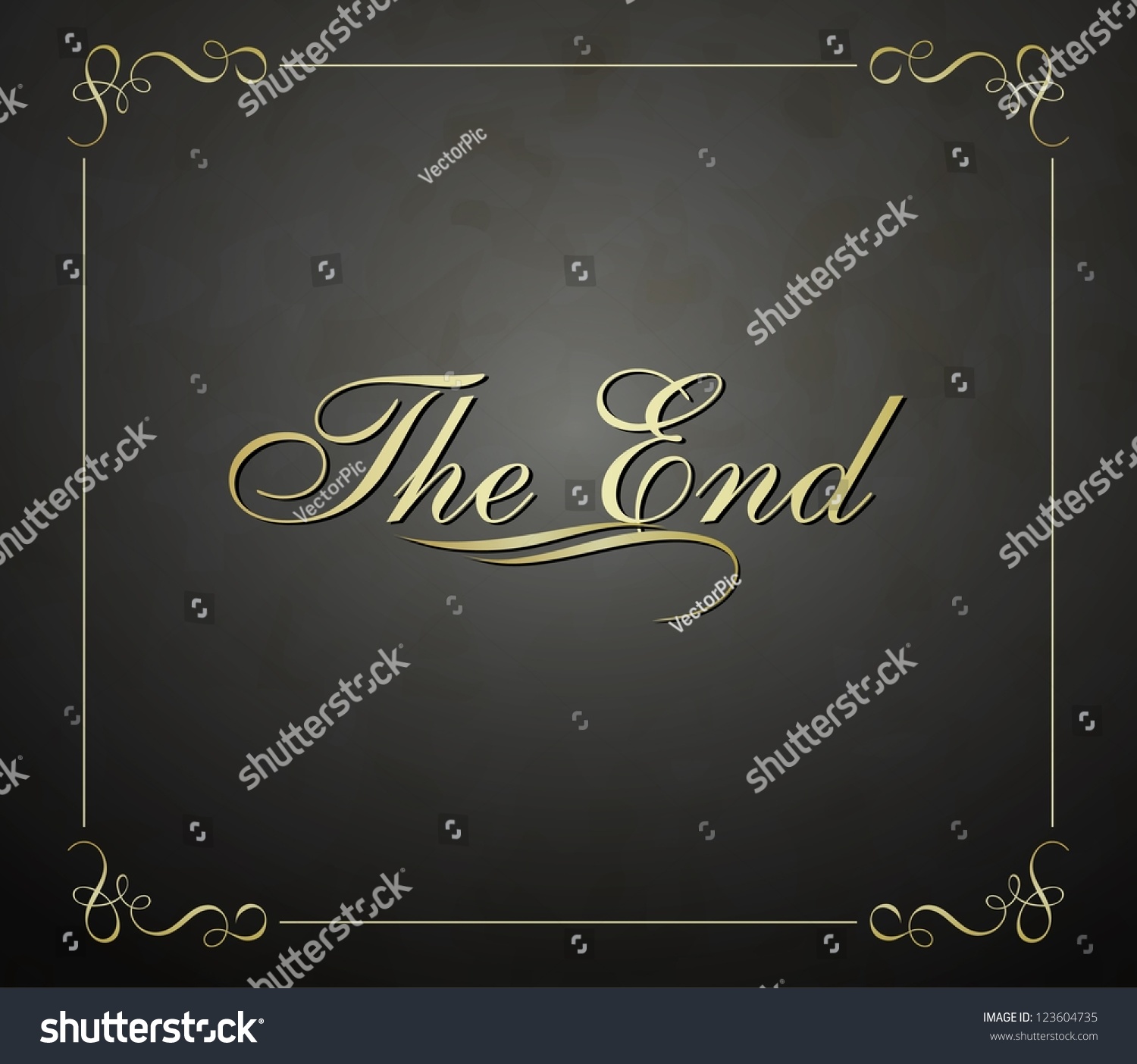 Movie Ending Vector Screen: Vector có sẵn (miễn phí bản quyền ...