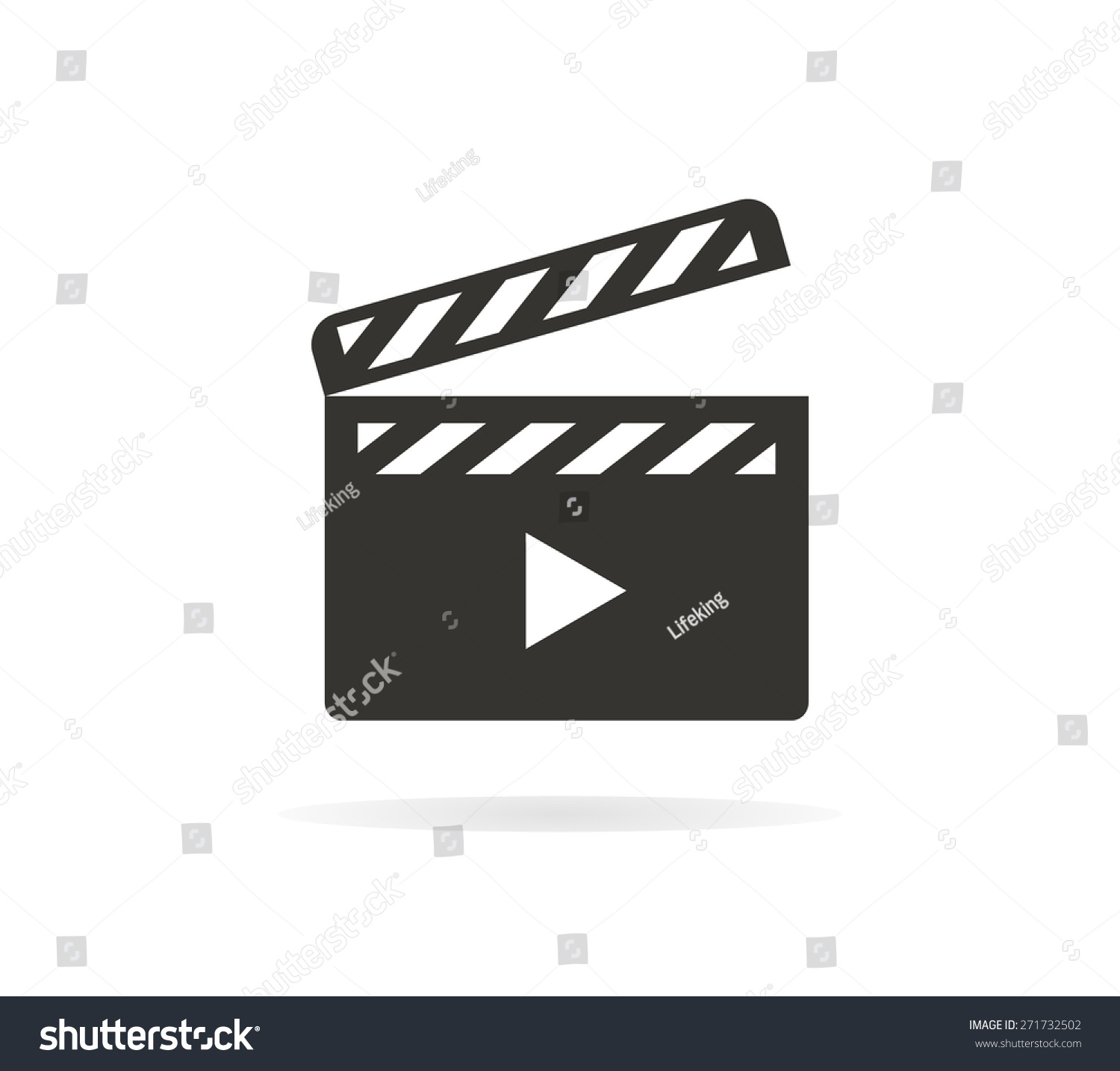 Movie Vector Logo Icon Stock Vector (Royalty Free) 271732502