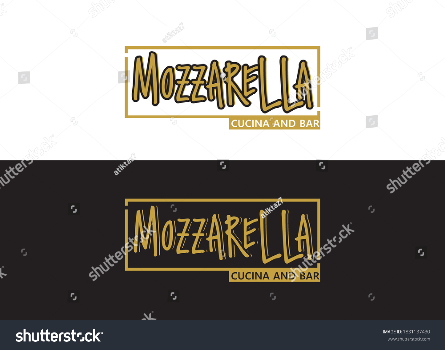 Mozzarella Logo Icon Design Vector Stock Vector (Royalty Free ...