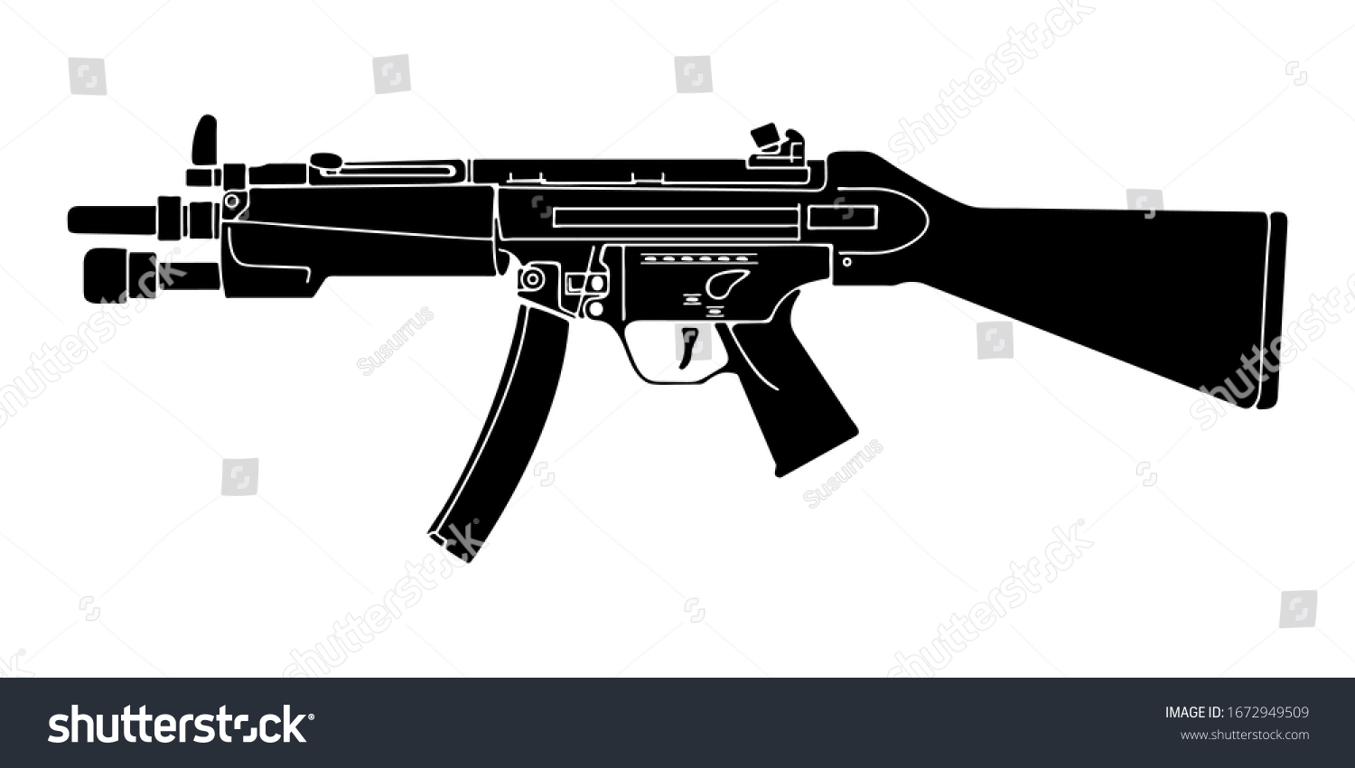 Mp5 Stock Vectors, Images & Vector Art | Shutterstock