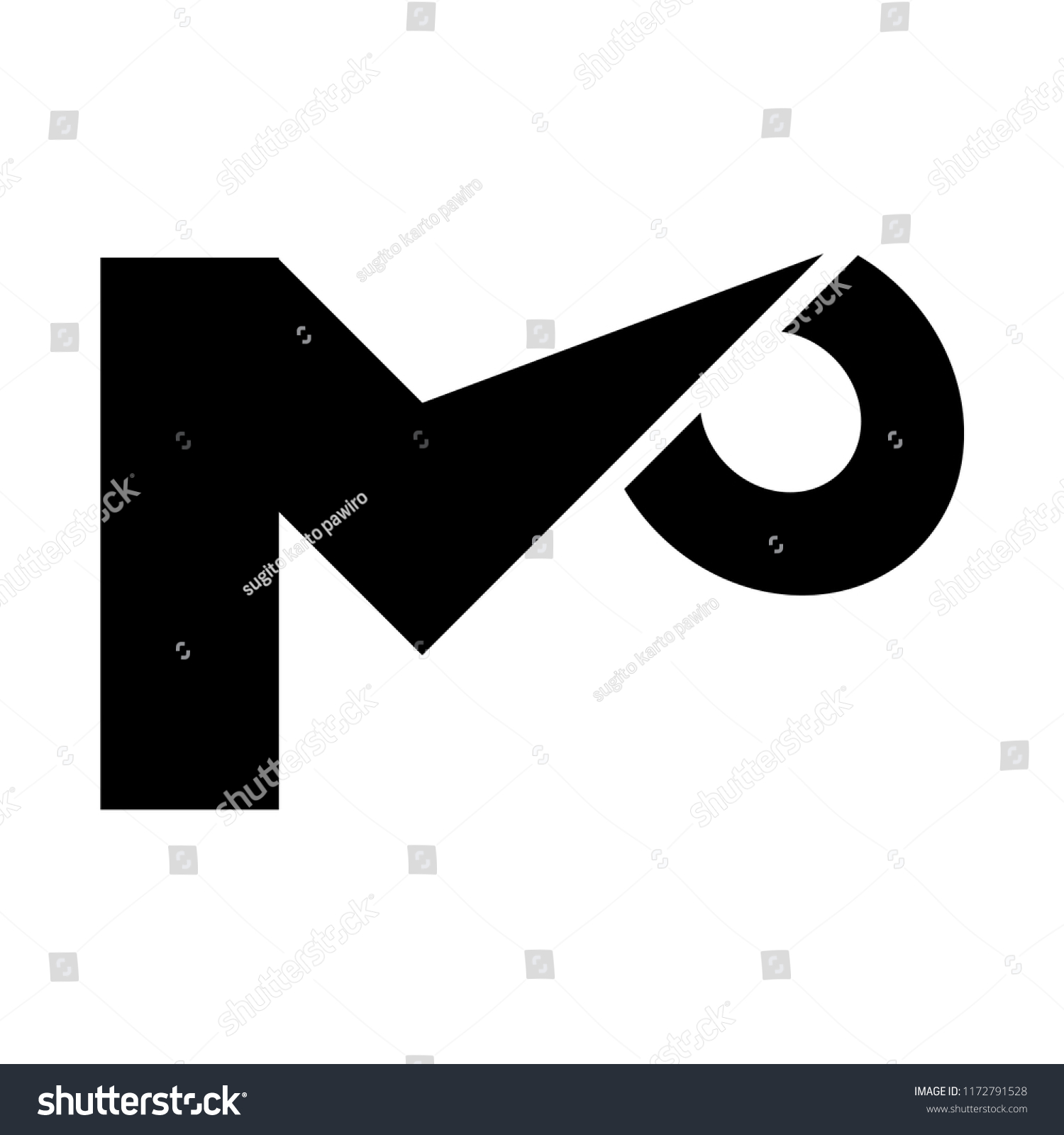 Mp Letter Vector Logo Stock Vector (Royalty Free) 1172791528 | Shutterstock