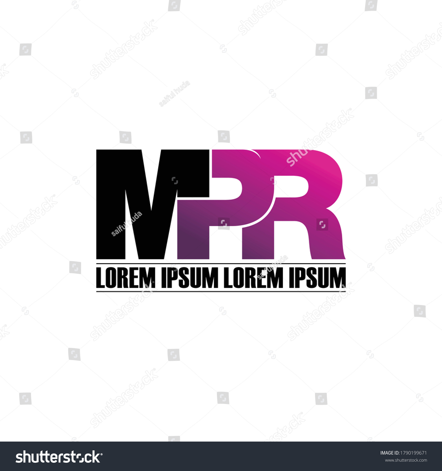 vector de diseño de logotipo de: vector de stock (libre de regalías) 1790199671 | Shutterstock