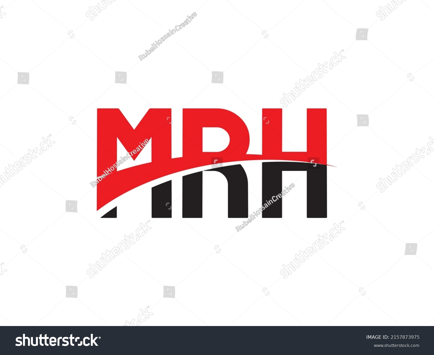 Mrh Letter Initial Logo Design Vector Stock Vector (Royalty Free ...