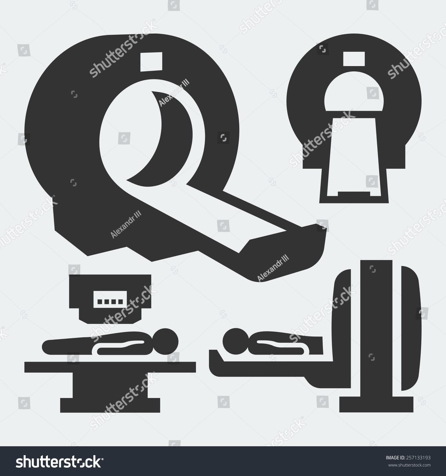 2.496 Mri scanner icon Gambar, Foto Stok & Vektor | Shutterstock