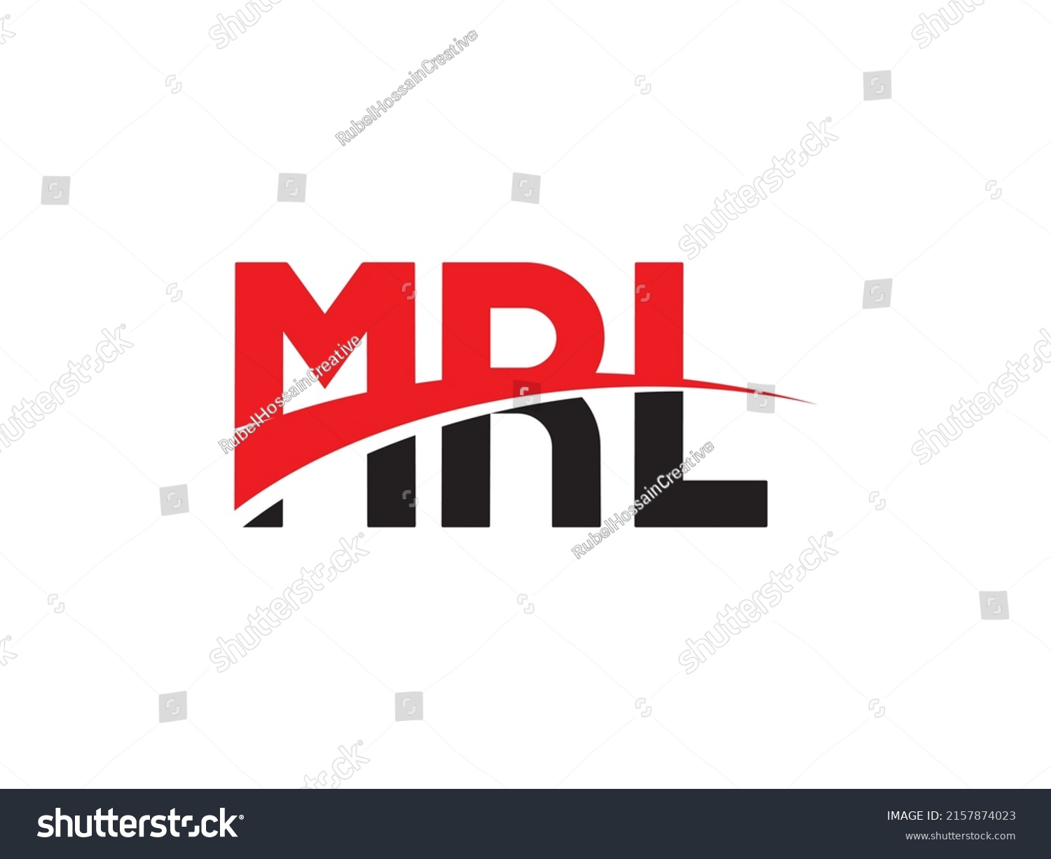 Mrl Letter Initial Logo Design Vector Stock Vector (Royalty Free ...