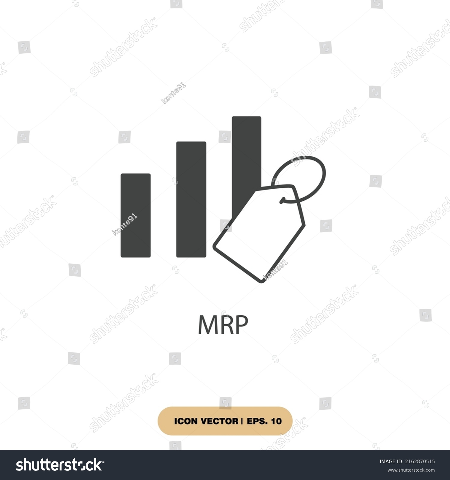 Mrp Icons Symbol Vector Elements Infographic Stock Vector (Royalty Free ...