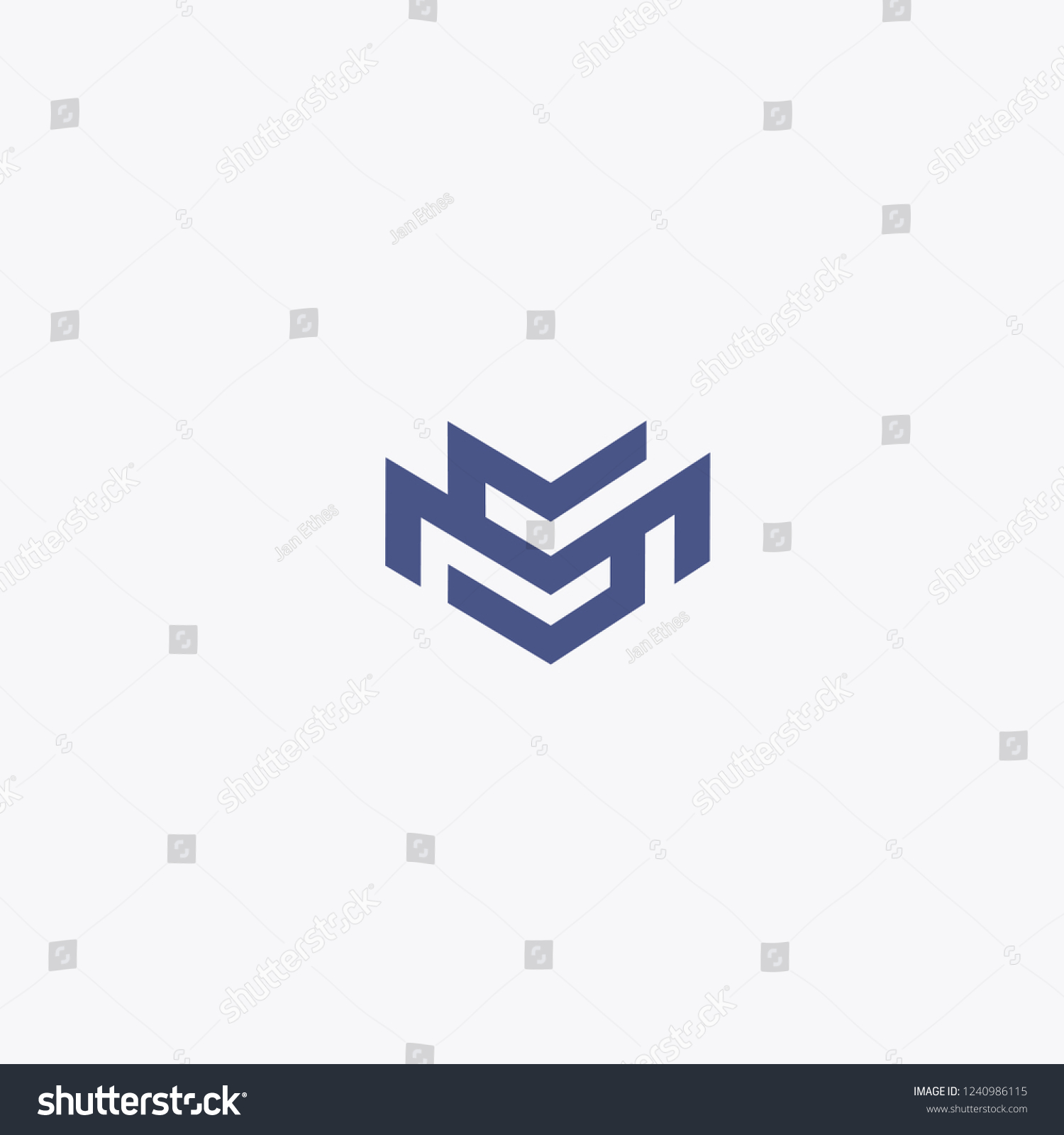 Ms Letters Logo Design: เวกเตอร์สต็อก (ปลอดค่าลิขสิทธิ์) 1240986115 ...