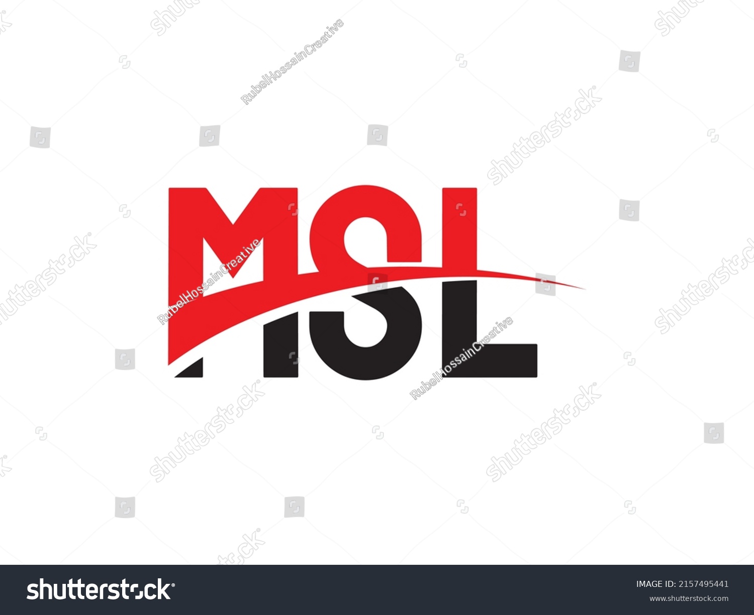 Msl Letter Initial Logo Design Vector Stock Vector (Royalty Free ...