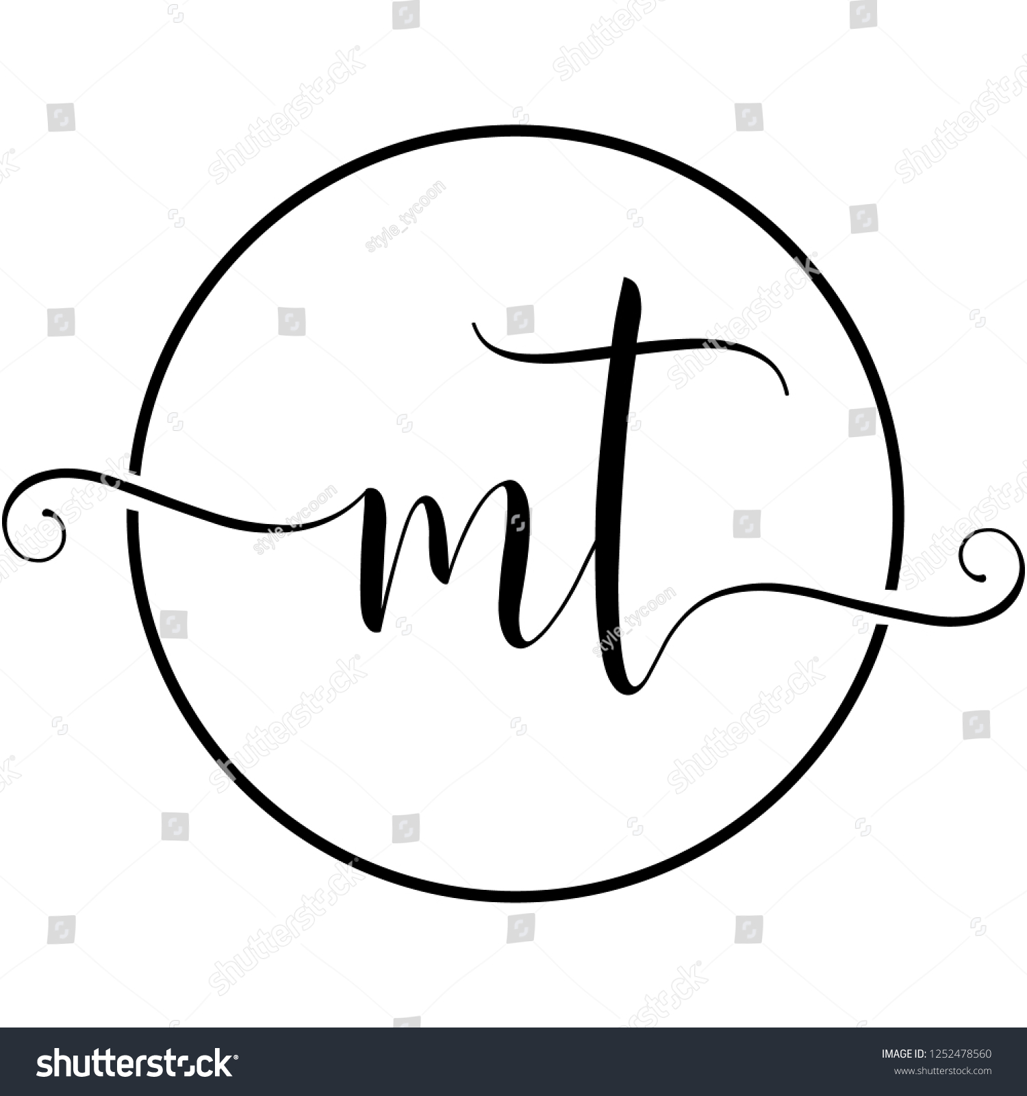 Mt Icon Logo Stock Vector (Royalty Free) 1252478560 | Shutterstock