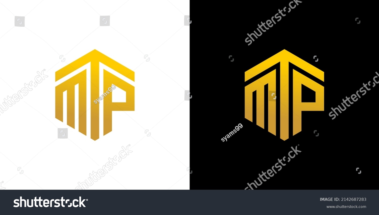 Mtp Letter Logo Design Polygon Monogram: стоковая векторная графика ...