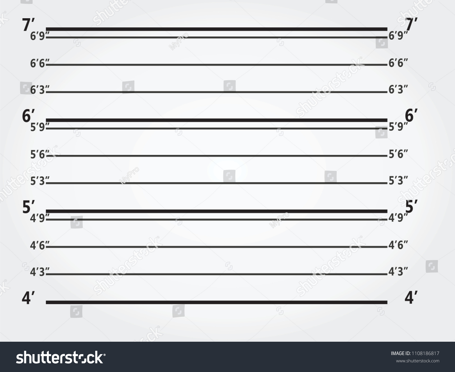 Mugshot Wall Vector Illustration: เวกเตอร์สต็อก (ปลอดค่าลิขสิทธิ์ ...