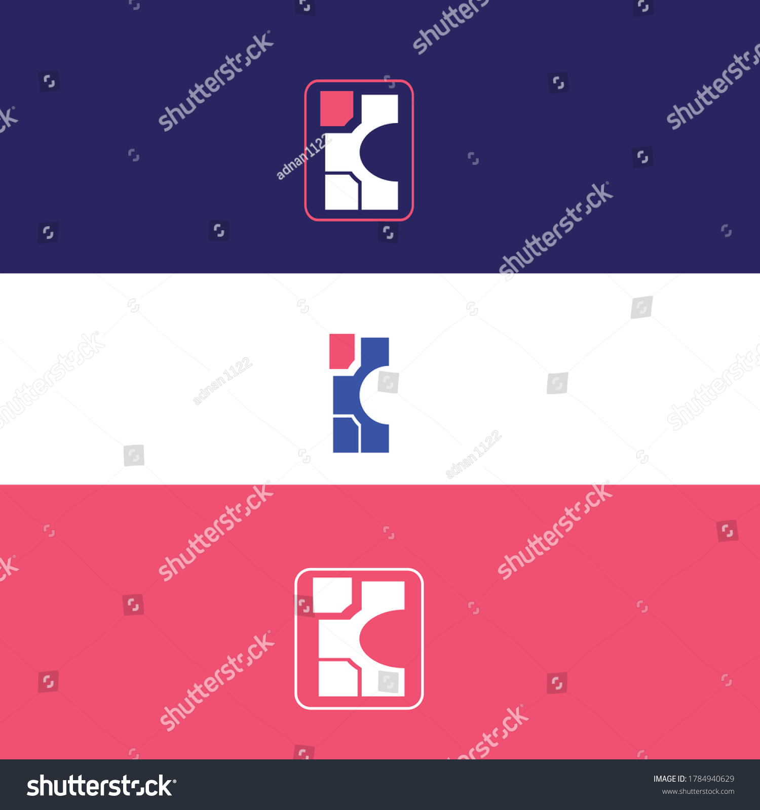 Multi Color Letter C Logo Collection Stock Vector (Royalty Free ...
