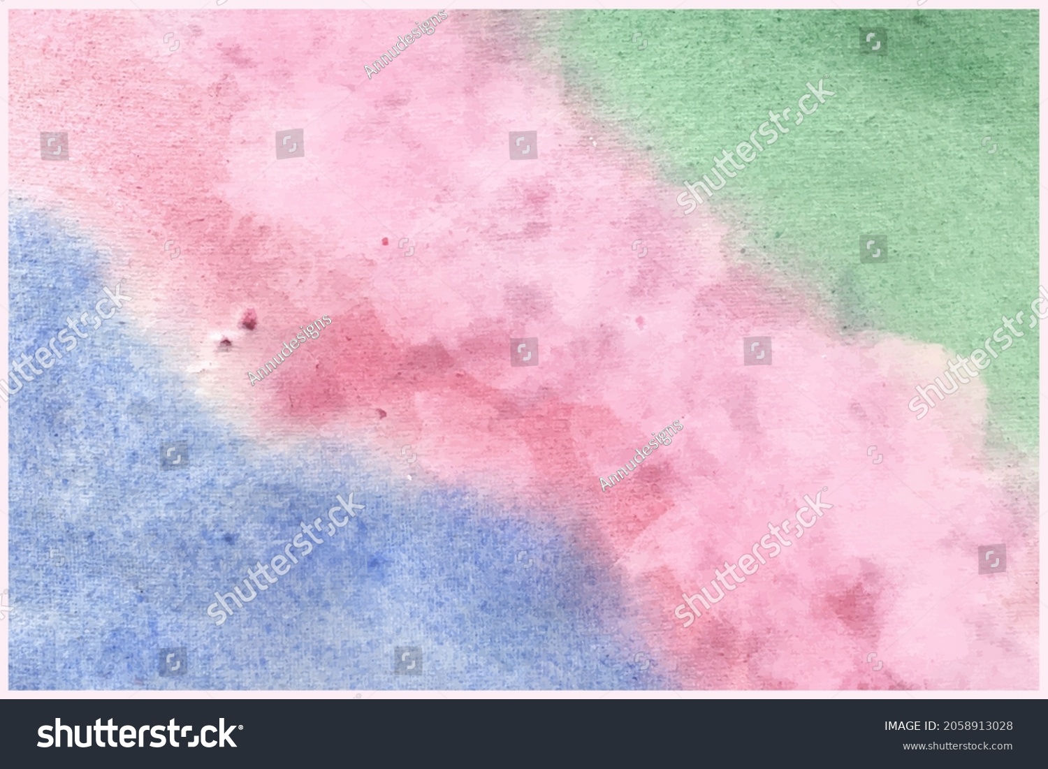 Multi Watercolor Texture Background Pro Vector Stock Vector (Royalty ...