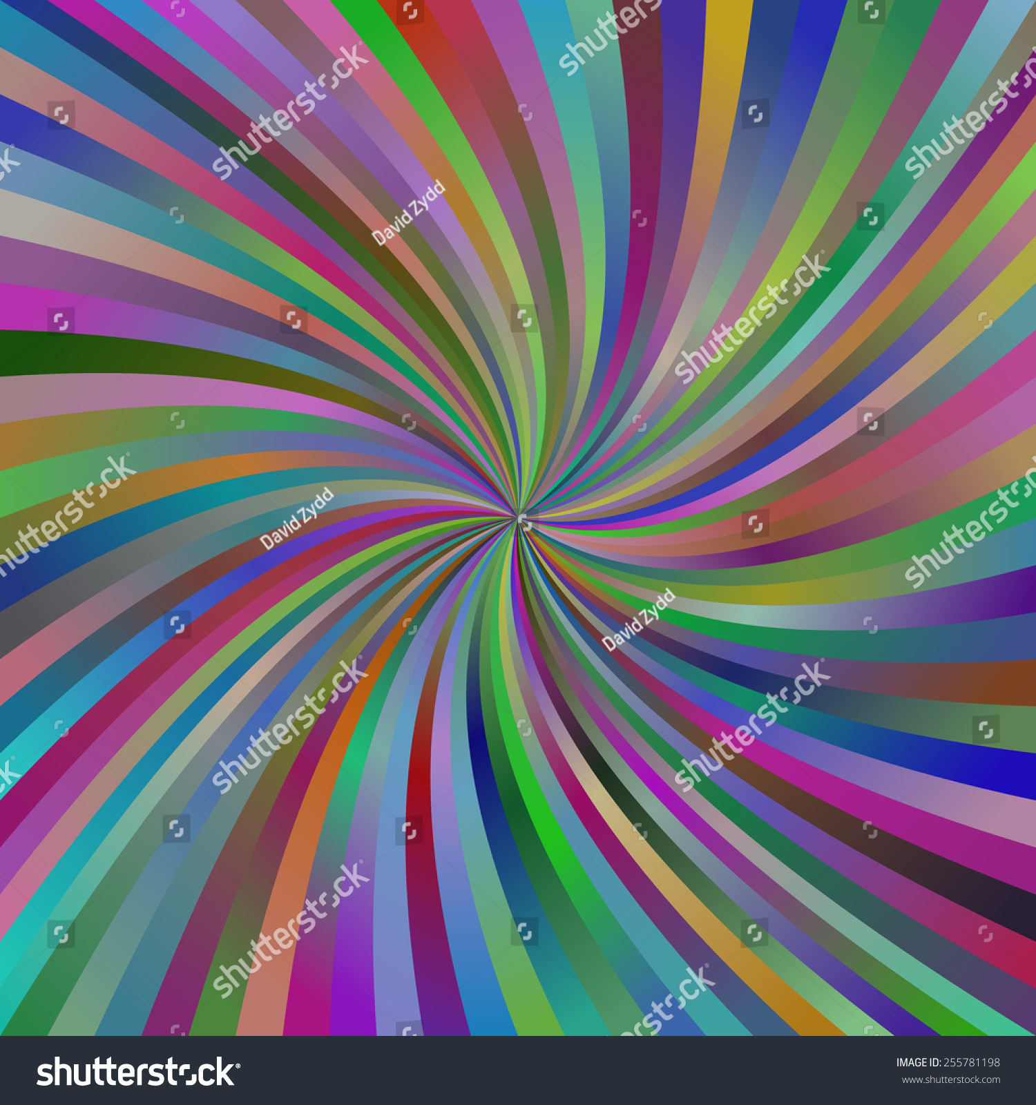 Multicolor Spiral Design Background Stock Vector (Royalty Free ...