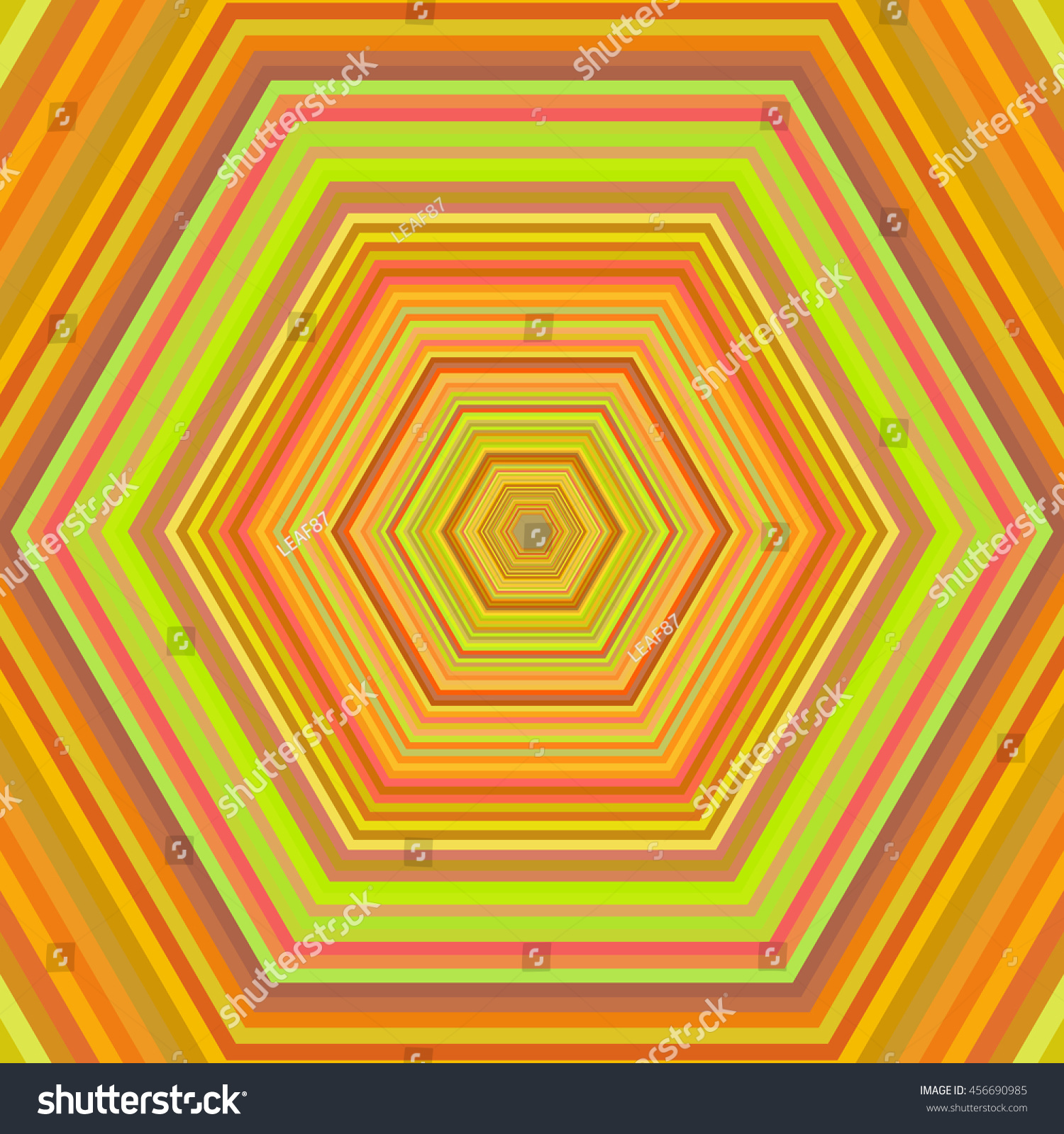 Multicolored Vibrant Hexagon Pattern Vector Illustration Stock Vector (Royalty Free) 456690985 ...