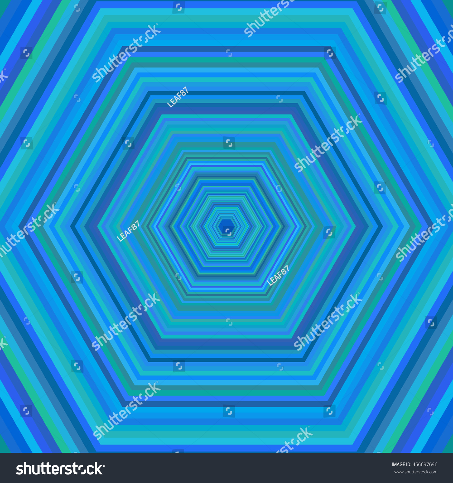 Multicolored Vibrant Hexagon Pattern Vector Illustration Stock Vector (Royalty Free) 456697696