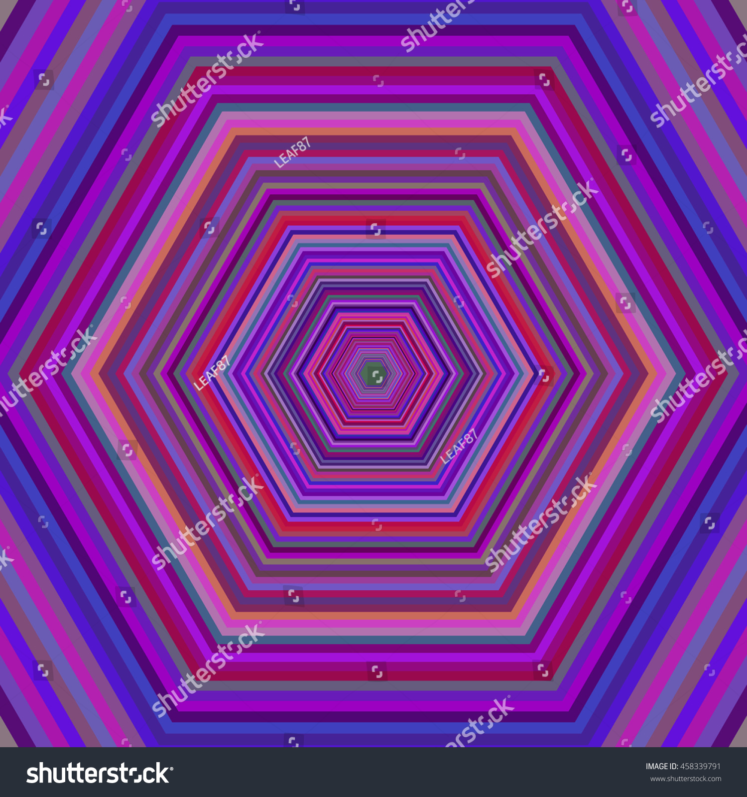Multicolored Vibrant Hexagon Pattern Vector Illustration Stock Vector ...