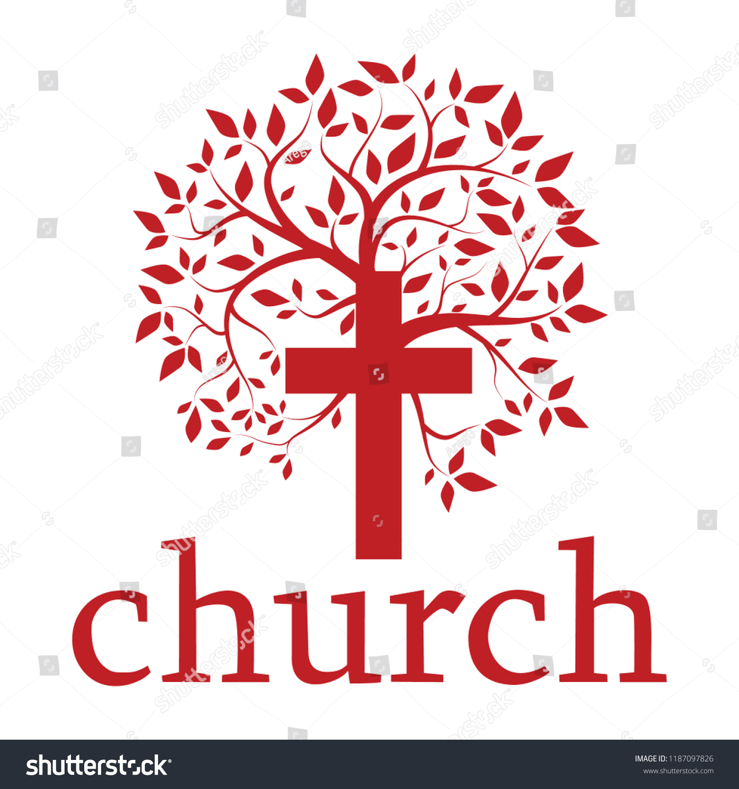 Multicultural Christian Logo Stock Vector (Royalty Free) 1187097826 ...