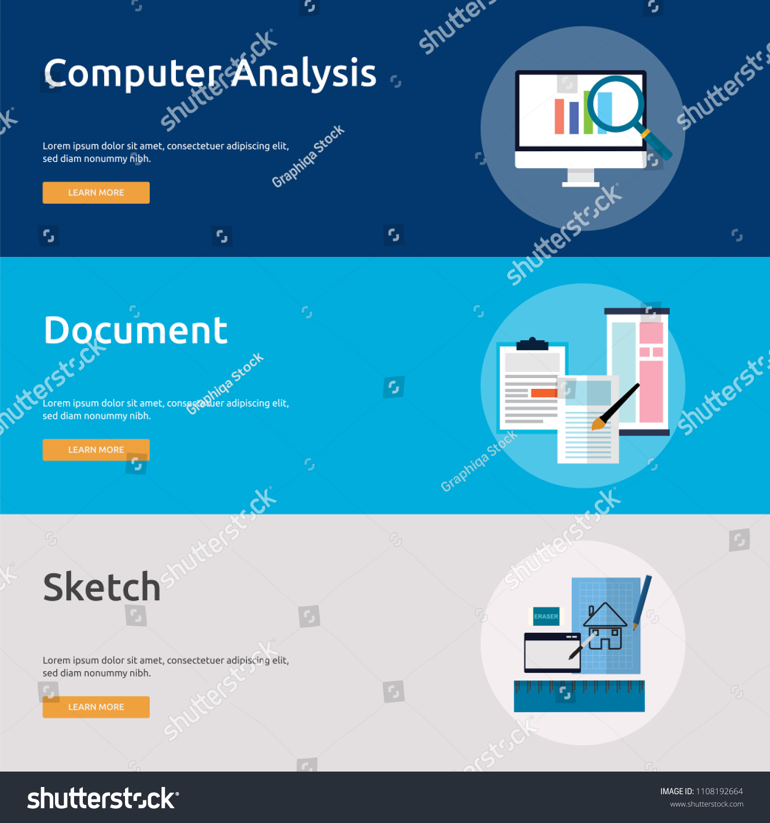 Multimedia Banner Design Stock Vector (Royalty Free) 1108192664