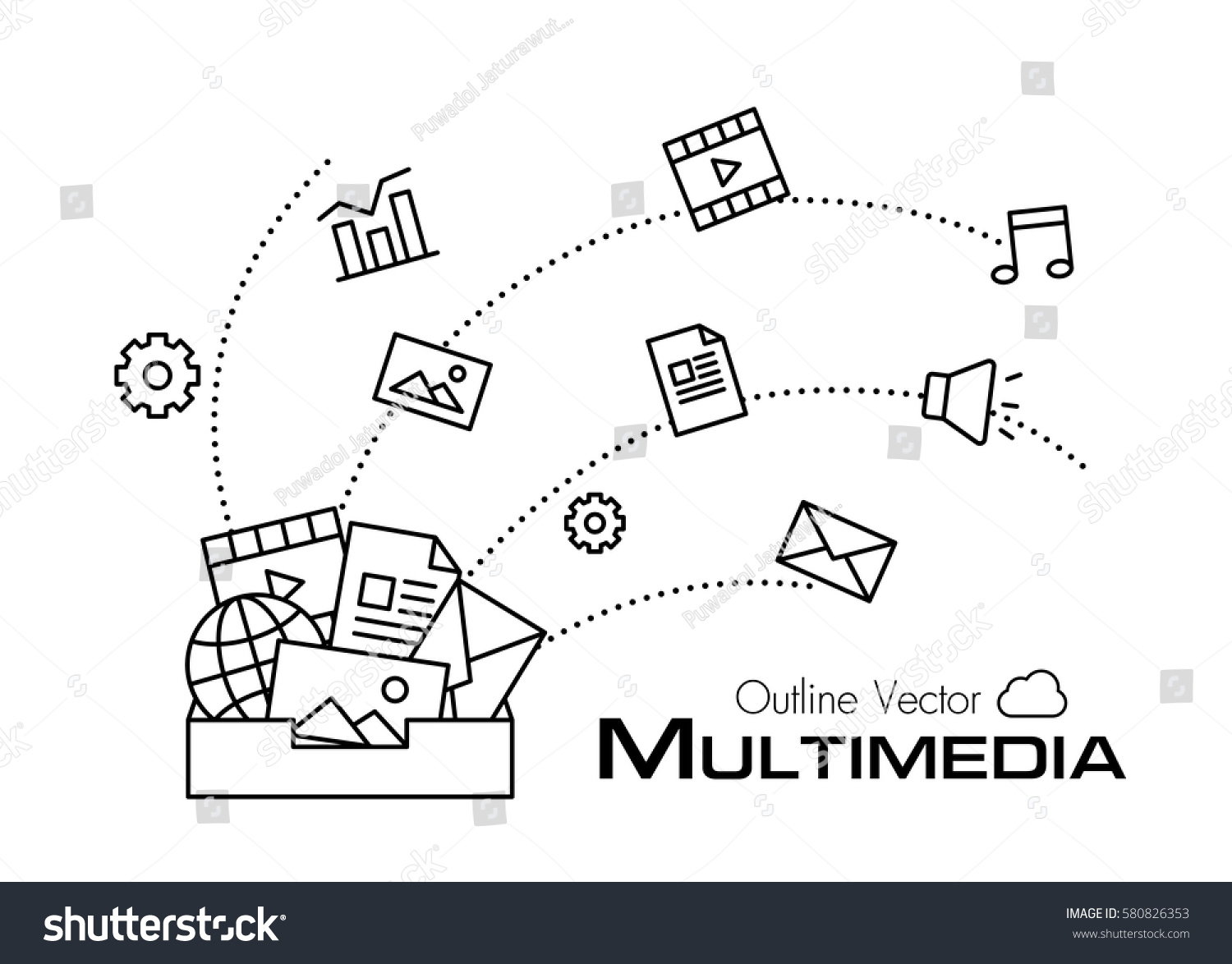 4,932 Multiple media icons Images, Stock Photos & Vectors | Shutterstock