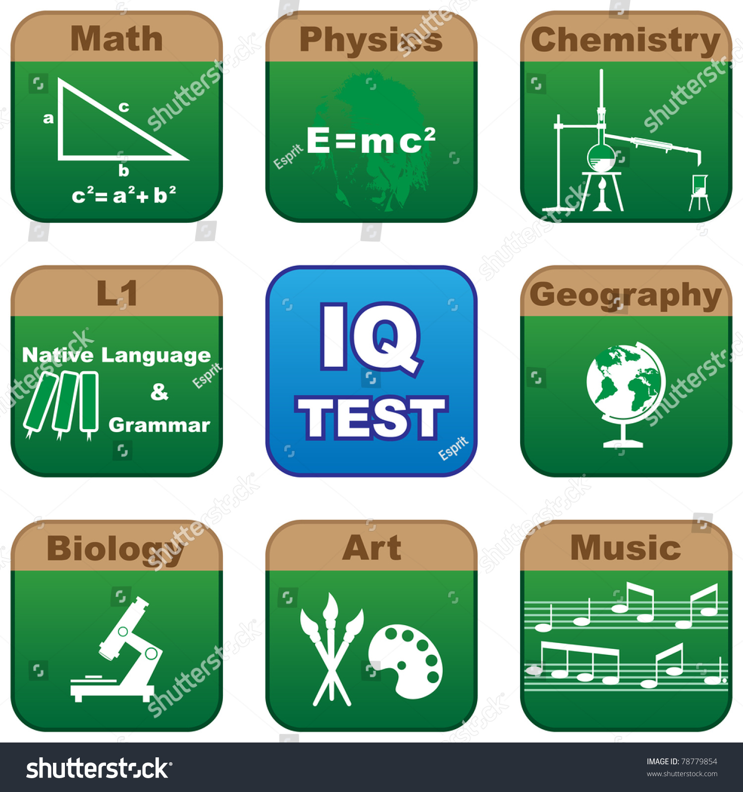 Multimedia Education Icons Stock Vector (Royalty Free) 78779854 ...